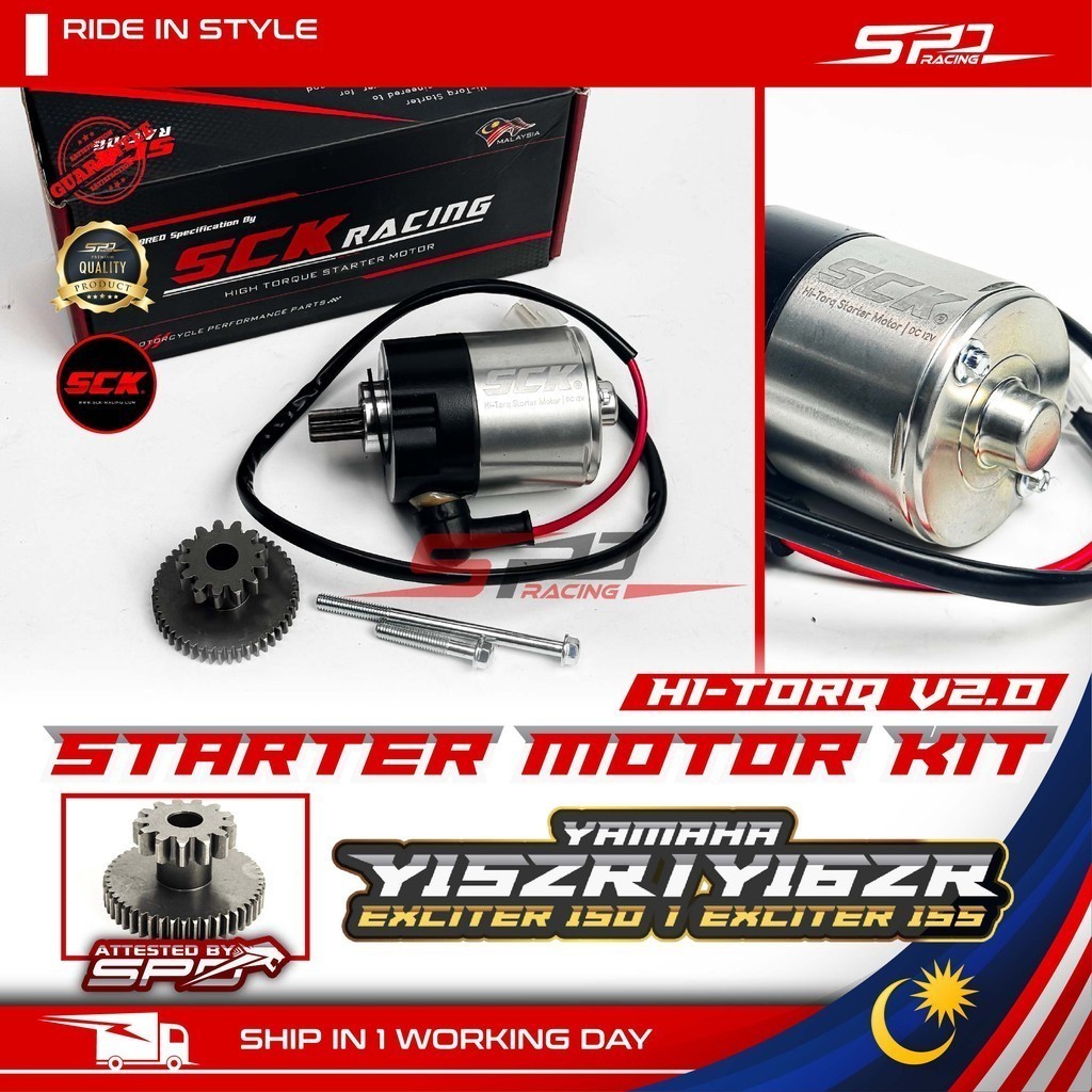 Y15 Y16 Racing Starter Motor Kit I HIGH - TORQ 2.0 SCK Racing For ...