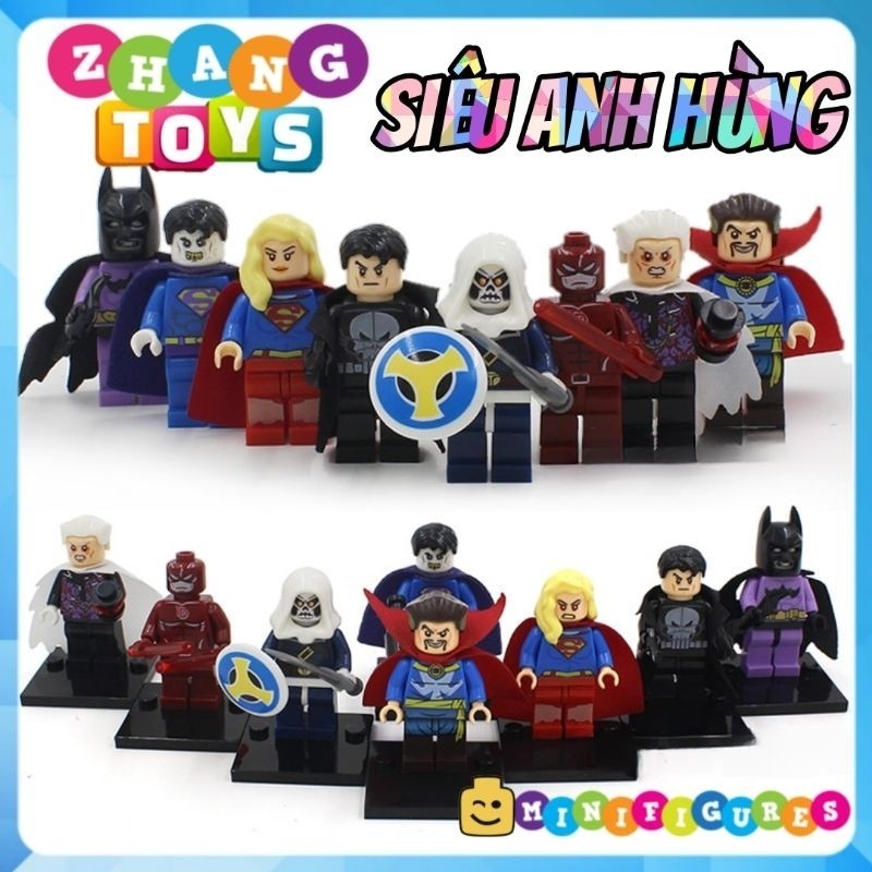 Character model puzzle toy includes Bizarro Supergirl Punisher Task ...