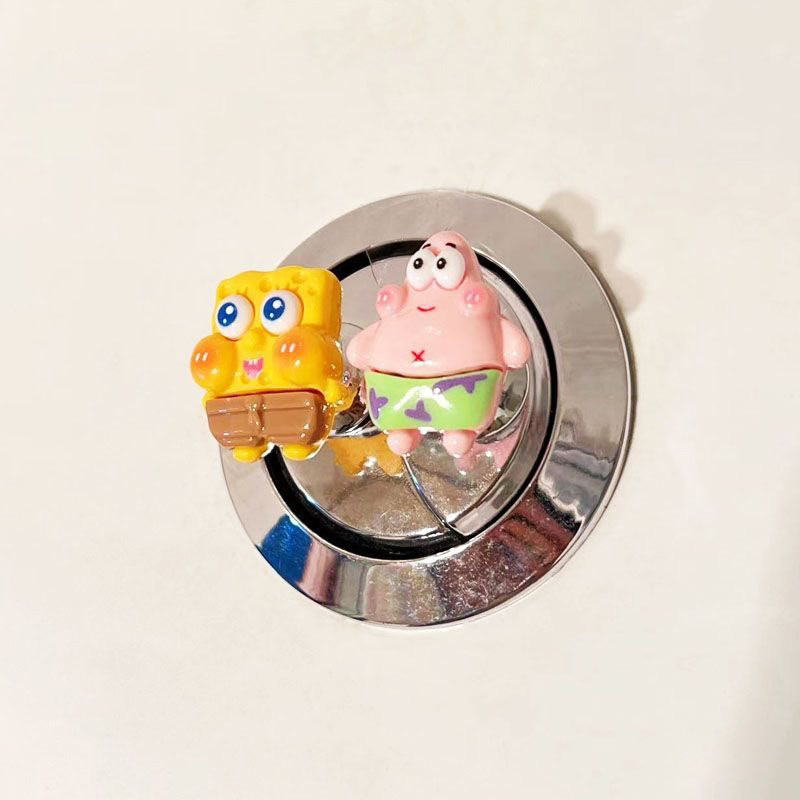 Patrick Star Toilet Press Creative Cartoon Sponge Bob Press Toilet ...