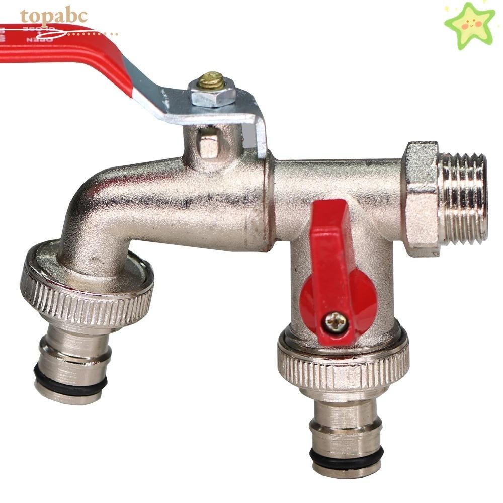 TOPABC IBC Water Tank Connector, Replacement Fitting 1/2'' Brass Water ...