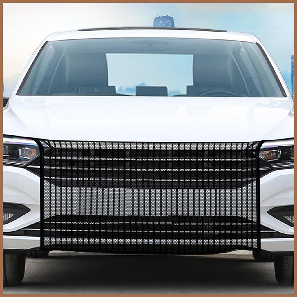 Front Bumper Net Foldable Hood Engine Bumper Net Car Front Mesh Prevent ...
