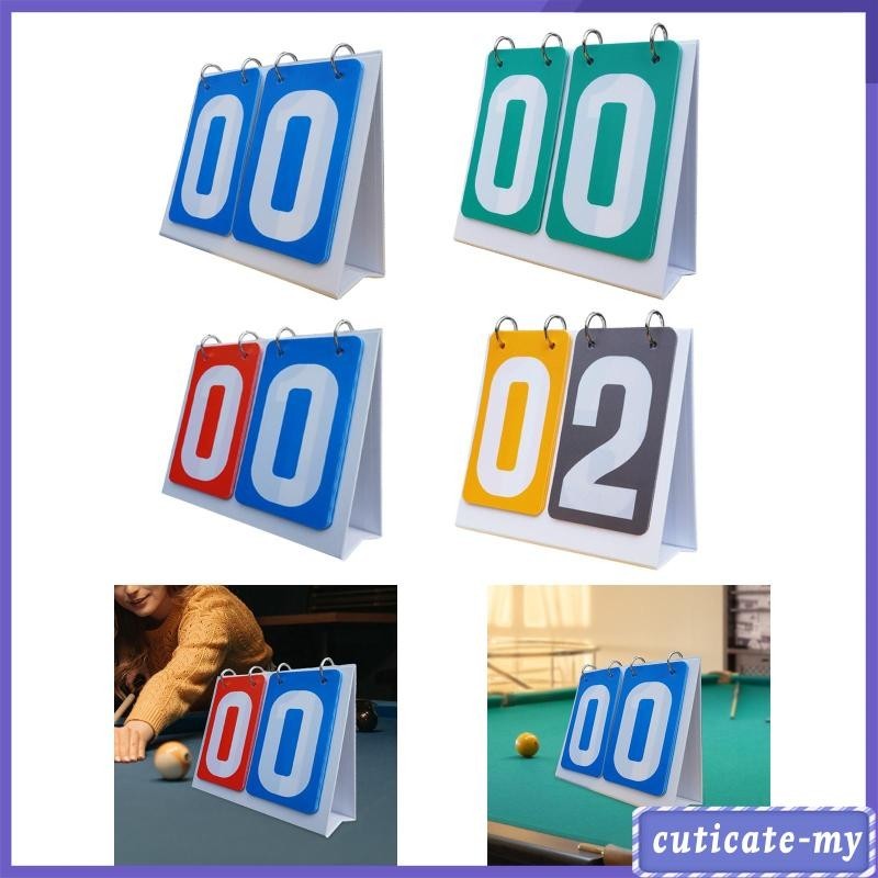 [CUTICATEMY] Sports Scoreboard Score Counter 2 Digit Portable Manual ...