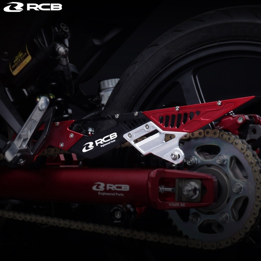 RCB ALLOY CHAIN COVER (NEW) HALF YAMAHA Y15 V1 V2 Y15ZR YSUKU MXKING ...