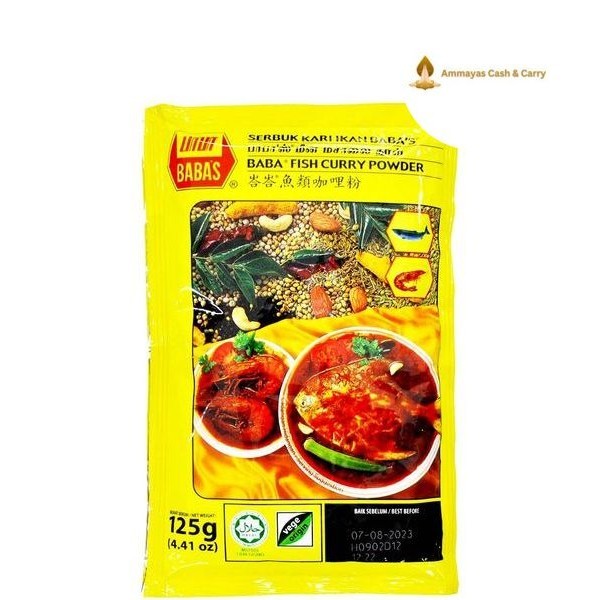 Baba's Fish Curry Powder Spices 125g | Shopee Malaysia