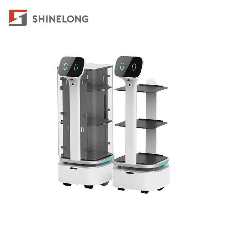 New Arrival Hotel Restaurant Food Delivery Robot smart Robot Self ...