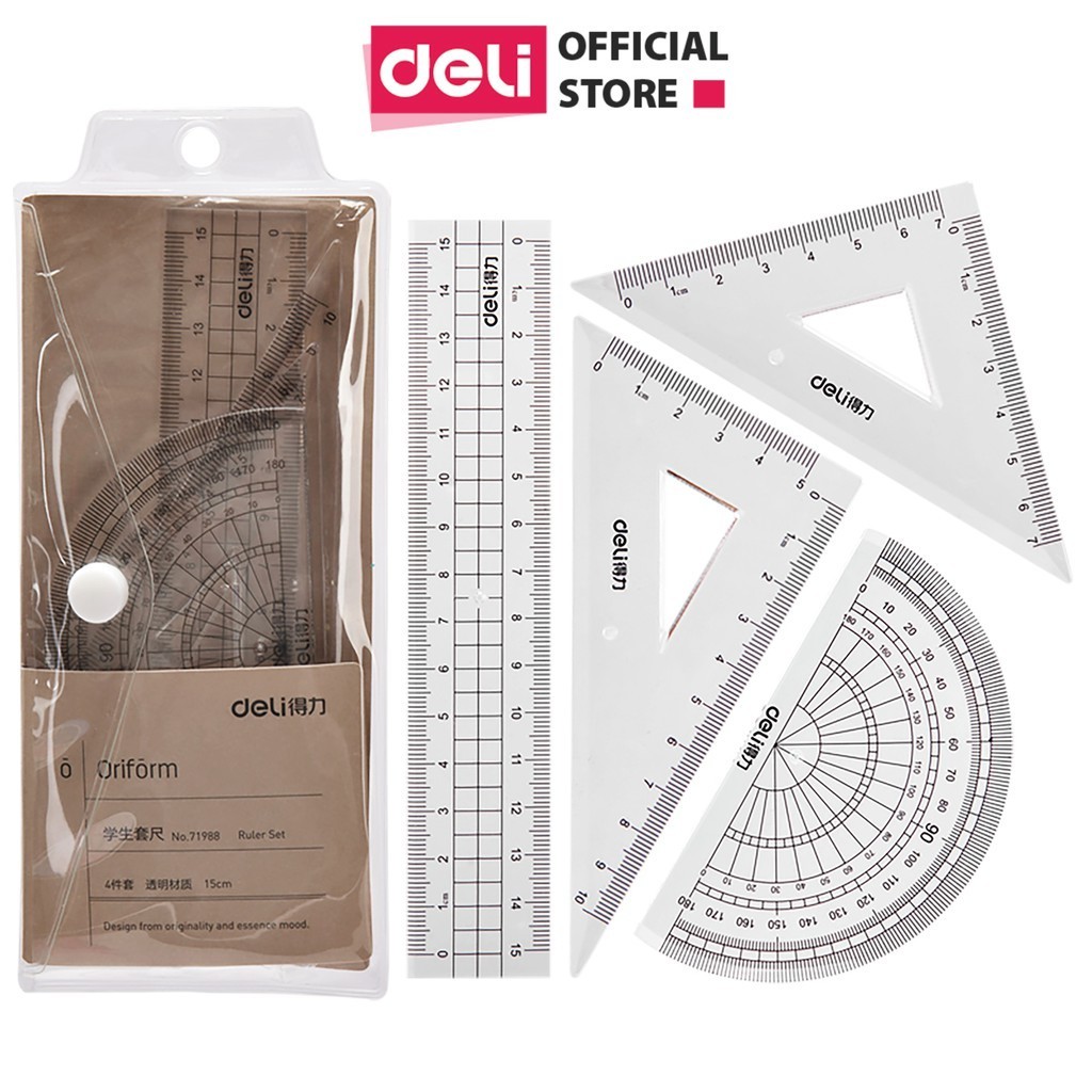 Set of 4 eke tools for Deli students - 1 set of eke rulers to measure ...