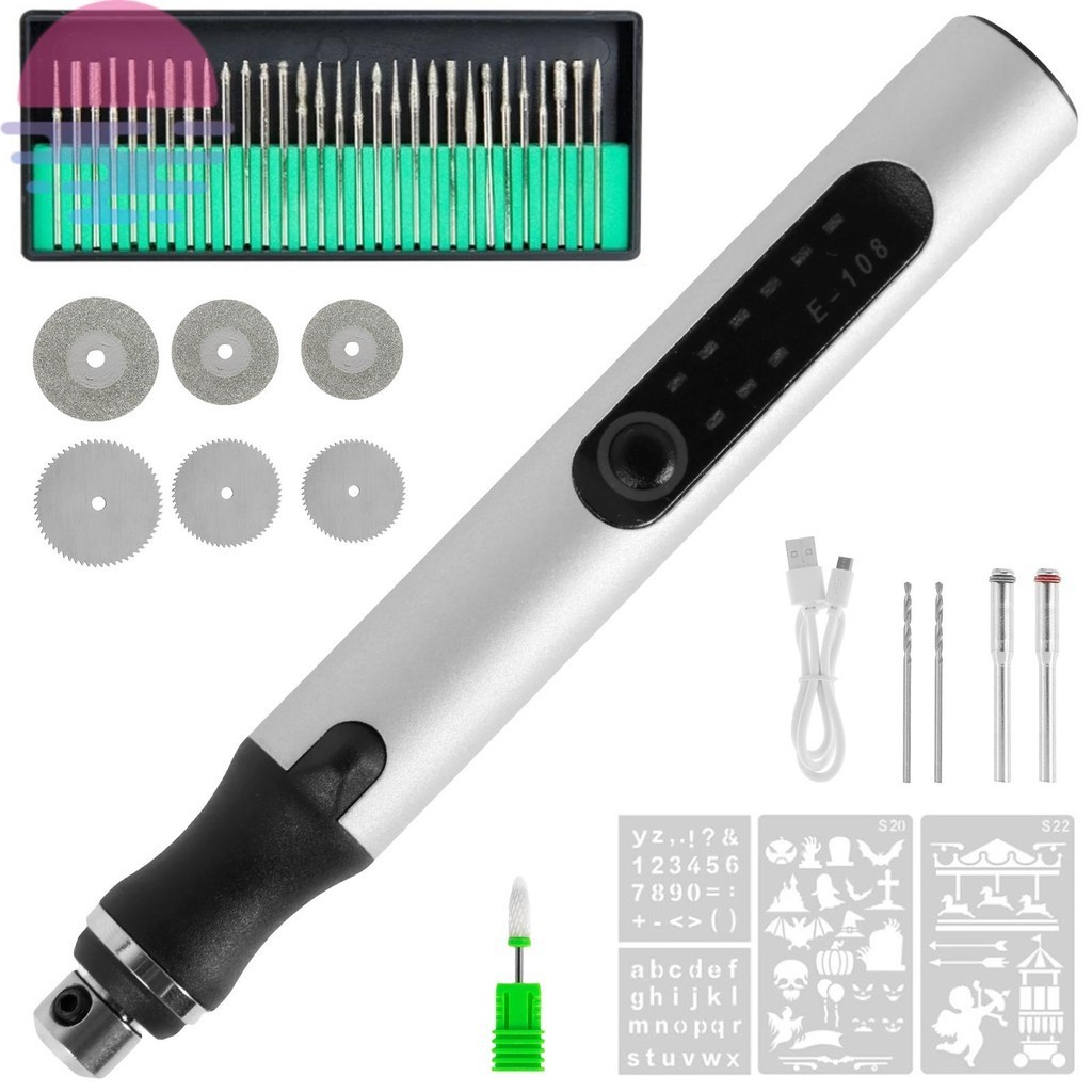 Mini Engraving Pen USB Rechargeable Small Electric Engraver Wireless ...