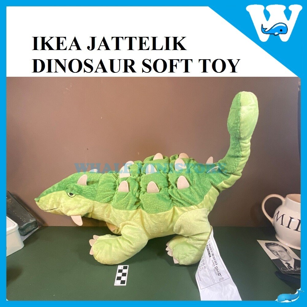 IKEA LARGE ANKYLOSAURUS DINOSAUR SOFT TOY 55CM / PATUNG DINOSAUR BESAR ...