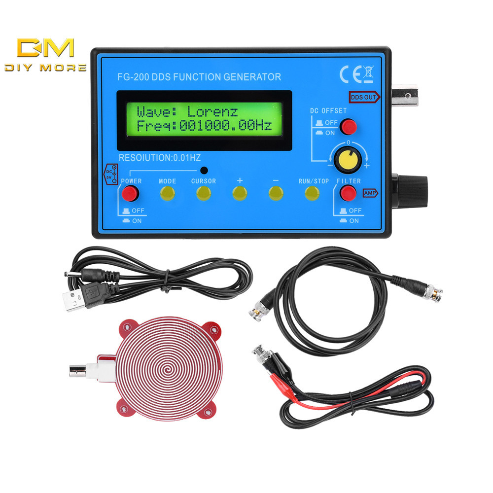 DIYMORE Fg-200 0.01Hz-500Khz Dds Function Signal Generator Frequency Signal Source Module ...