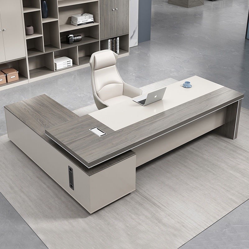 BEE NEW Modern Simple Boss table desk Meja Pejabat DIRECTOR CEO ...