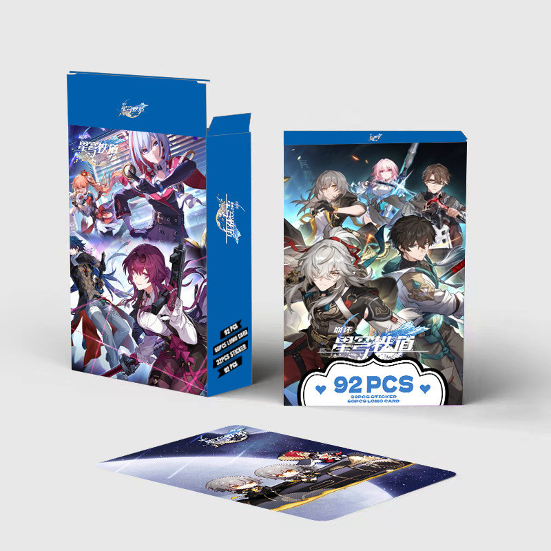 92pcs Anime Manhwa Manga Lomo Cards Honkai Impact Cartoon Character ...