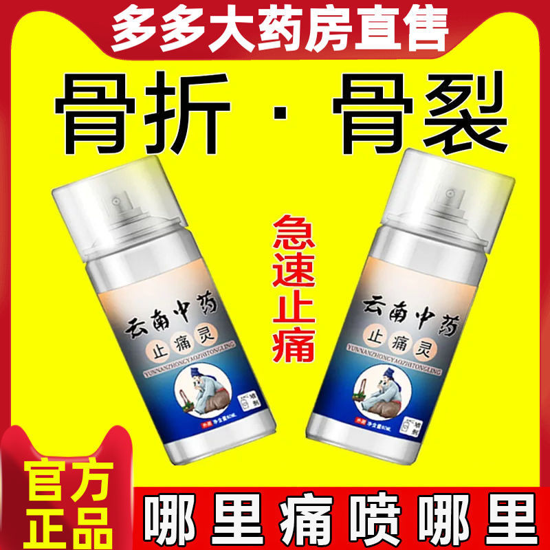 Special spray for reducing swelling and relieving fractures, Reduce ...