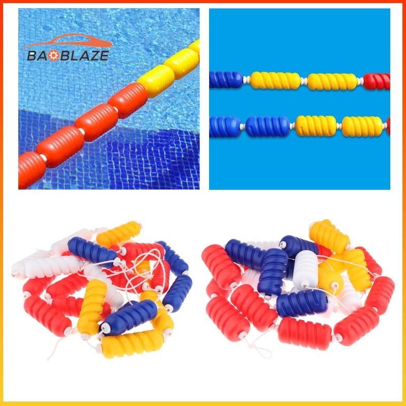 [BaoblazeMY] Pool Divider Rope Dividing lanes Line with 3 Color Float ...