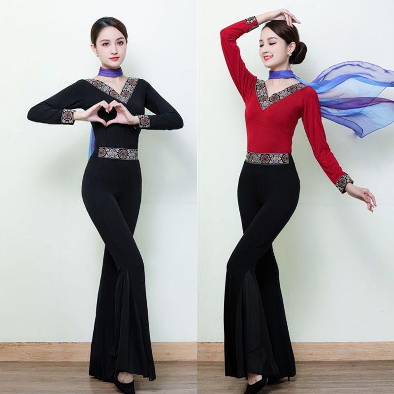 [Bodysuit] Modern Dance Bodysuit Etiquette Teacher Training Suit ...