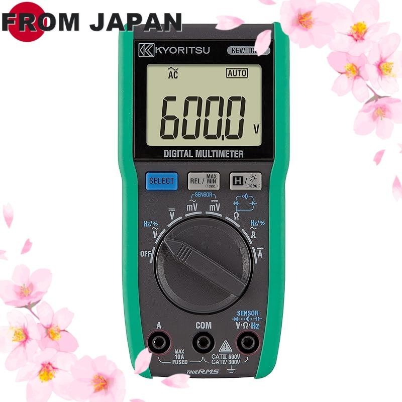 KYORITSU Digital Multimeter with AC/DC 10A Current Range KEW 1021R ...