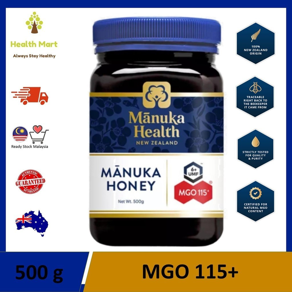 NEW ZEALAND Manuka Honey MGO 115+ (500g) | Shopee Malaysia