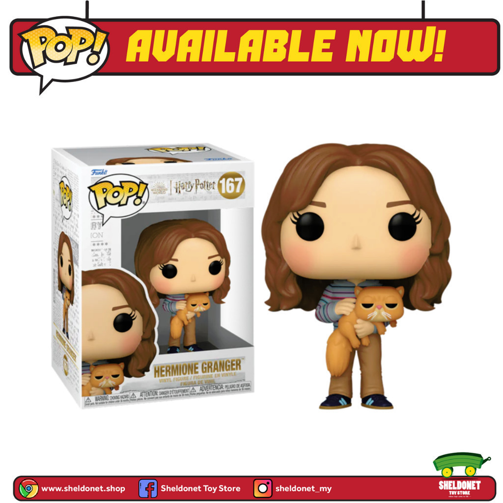 Funko Pop! & Buddy: Harry Potter and the Prisoner of Azkaban - Hermione Granger with Crookshanks ...