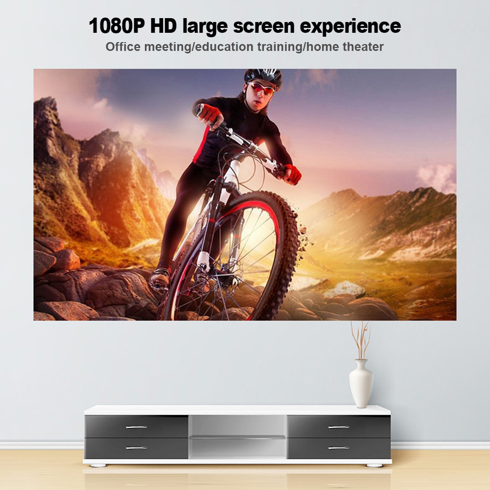 keepdreaming 4k HD Portable Projector Screen 16:9 Metal Anti Light ...