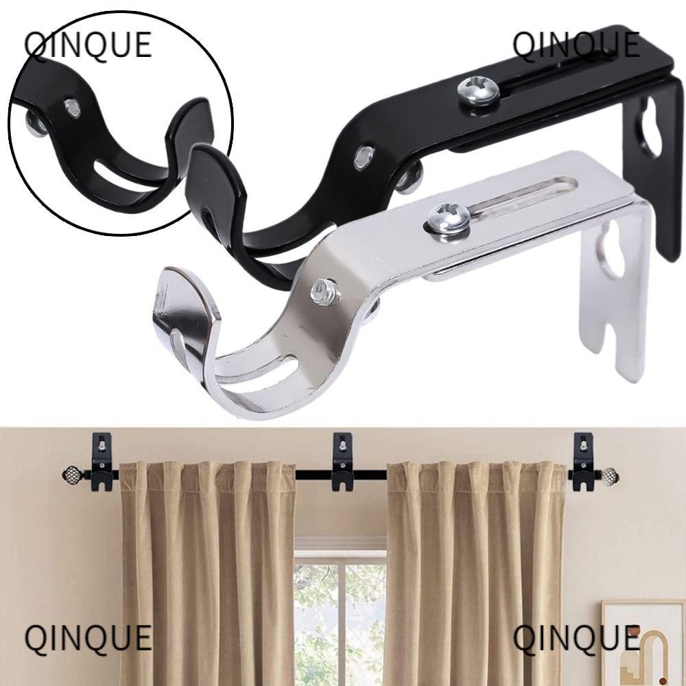 QQIN 1pc Curtain Rod Holder, Hardware Adjustable Curtain Rod Brackets ... QQIN 1pc Curtain Rod Holder, Hardware Adjustable Curtain Rod Brackets ...