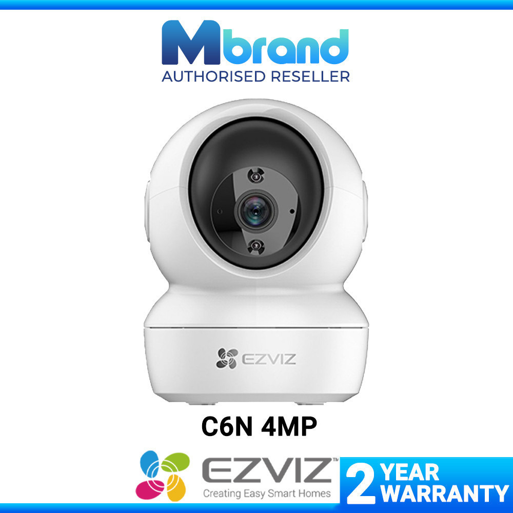 EZVIZ C6N 4MP 2K Resolution Pan & Tilt Wireless IR Night Vision ...
