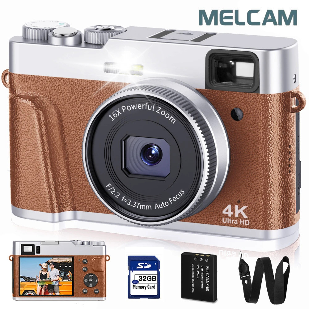4K Digital Camera Auto Focus 48MP Vlogging Camera for YouTube and Anti ...
