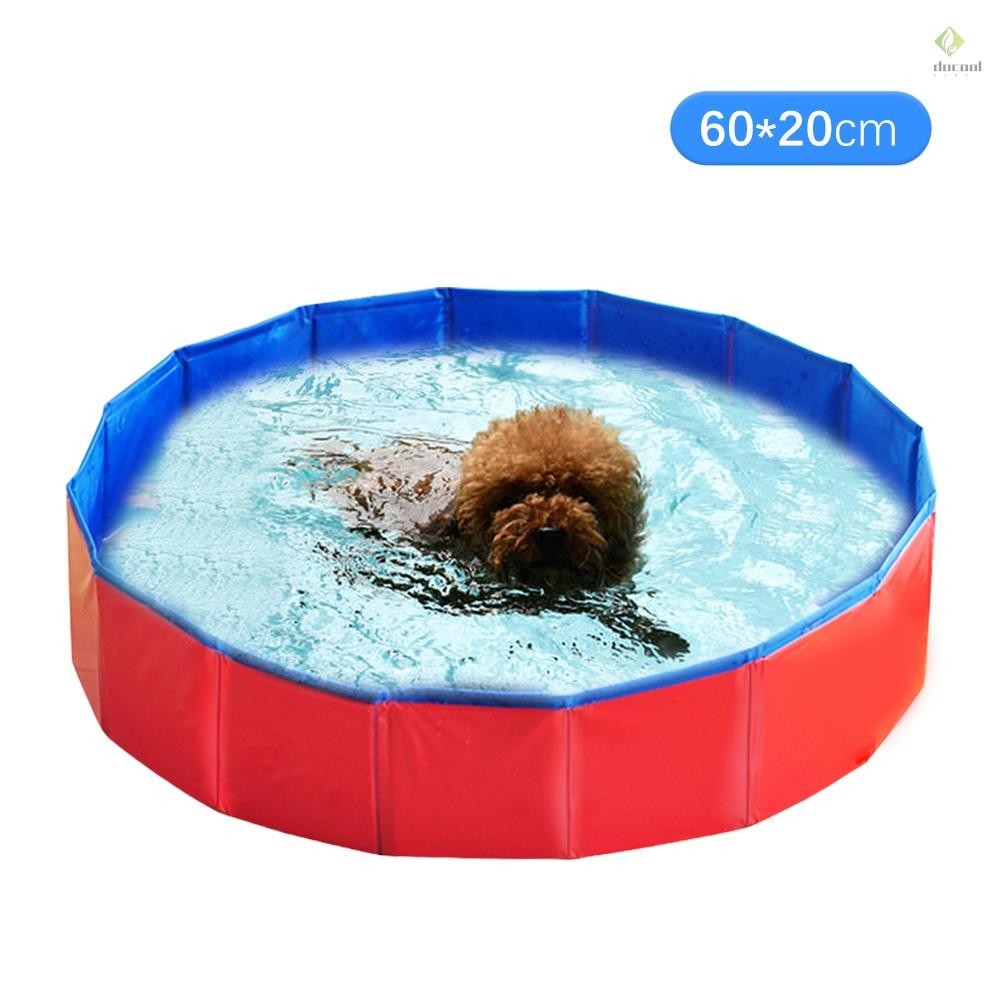 Foldable Pet Bath Pool Collapsible Dog Pool Pet Bathing Tub Pool for ...