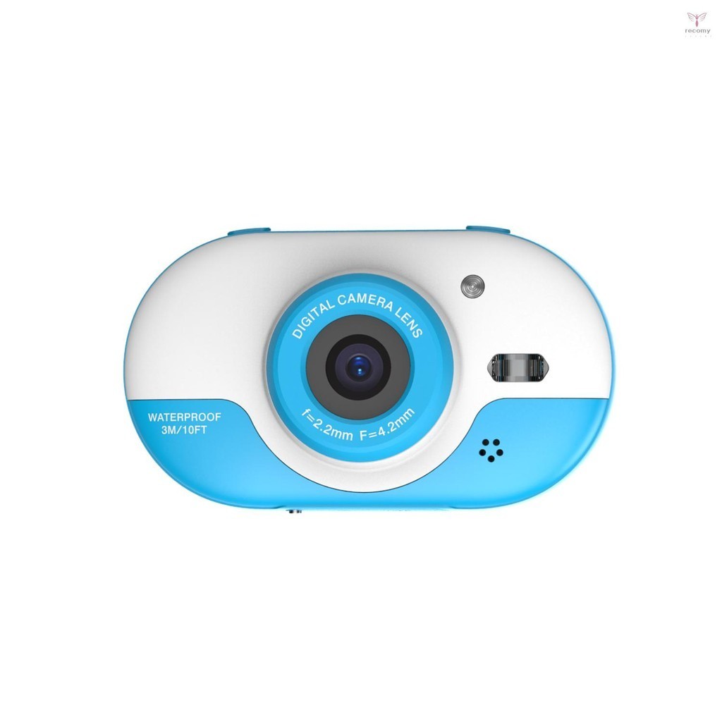 8MP Children Digital Camera Kids Waterproof Camera with Front and Rear ...