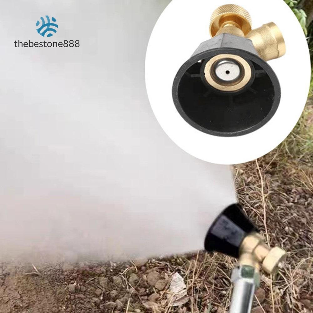 [THEBEST]Agricultural Atomization Adjustable Nozzle Garden Alloy Black ...