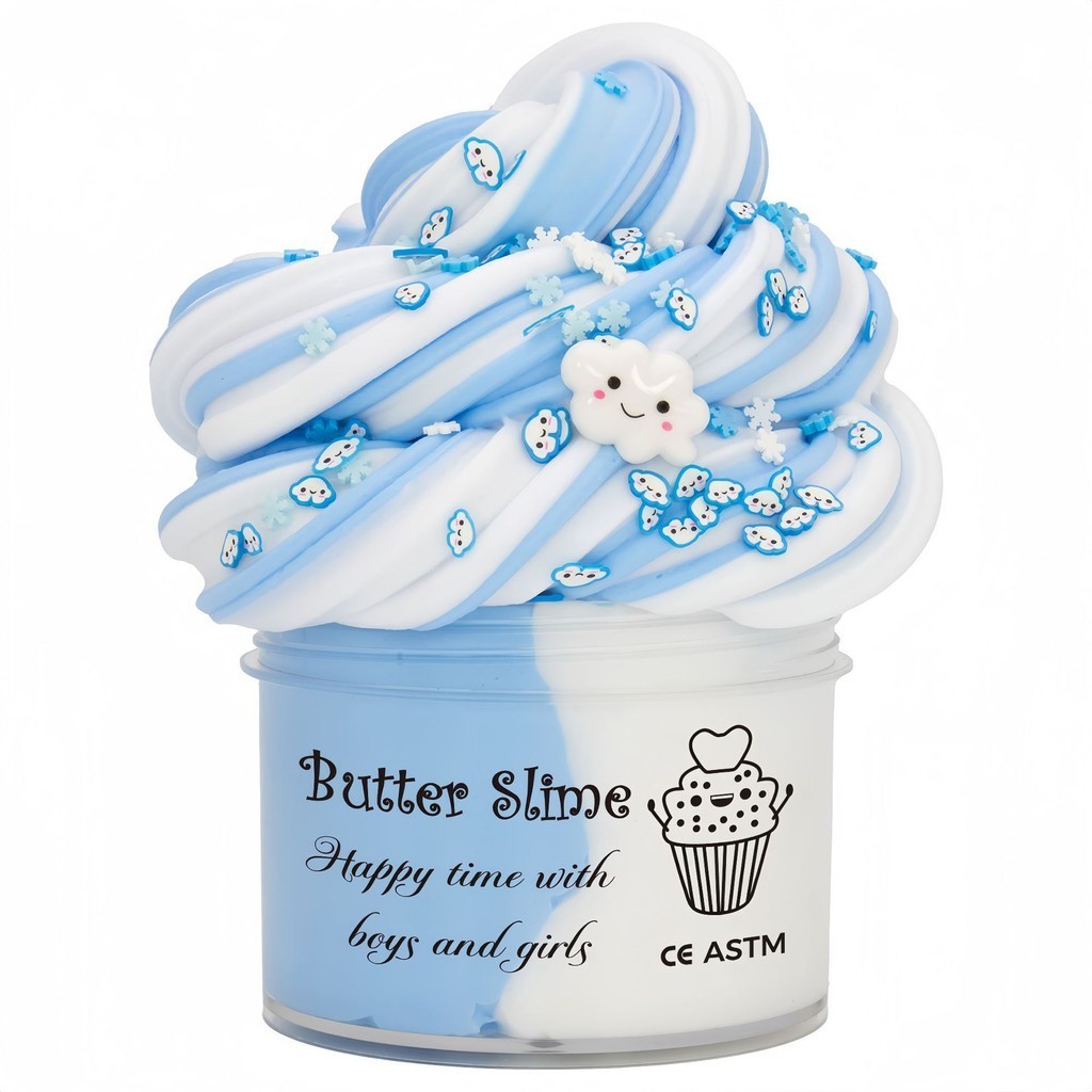 70ml slime slime Two-Color Mixed Color Cotton Mud Cloud Frog Foaming ...