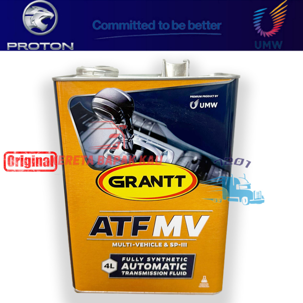 100%ORIGINAL UMW GRANTT ATF MV FULLY SYNTHETIC AUTOMATIC TRANSMISSION ...