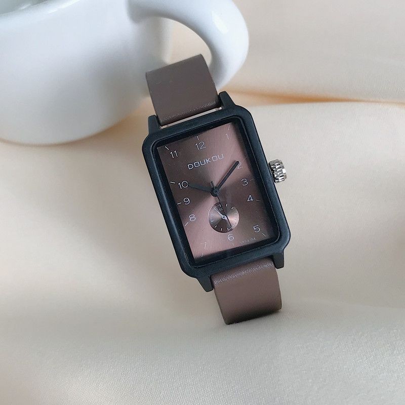 Teacher Student ins British Niche Nordic Square Watch Female Civil ...