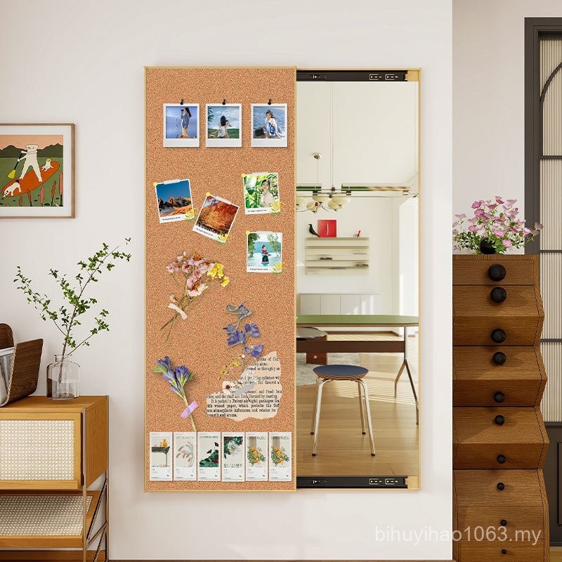 Influencer Sliding Pull Sticker Wall Full-Body Mirror Entrance Entrance ...