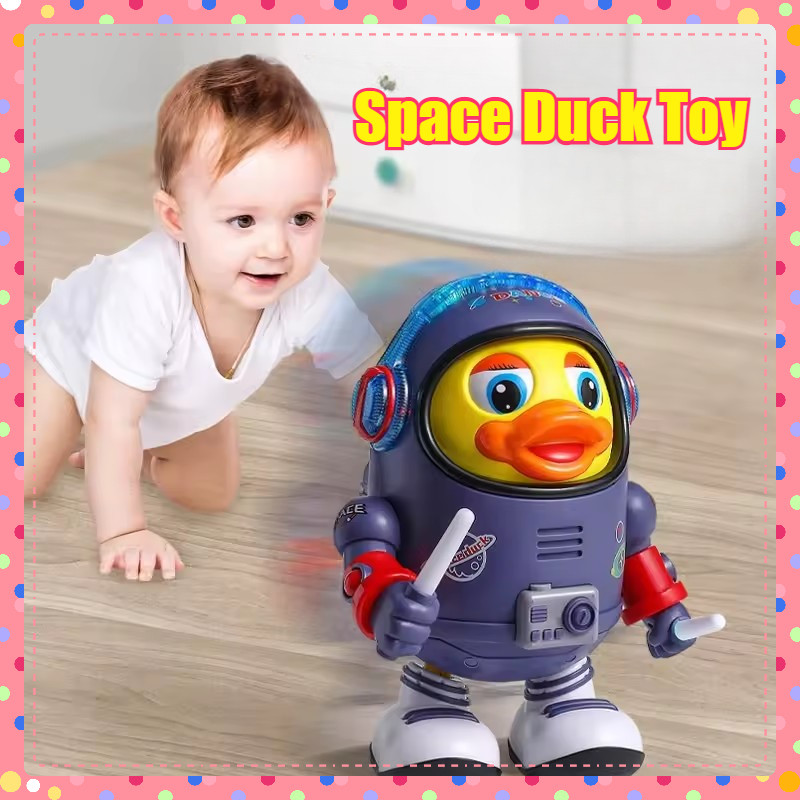 Space Duck Dancing Robot Toy LED Lights & Music Interactive Swing Mode ...