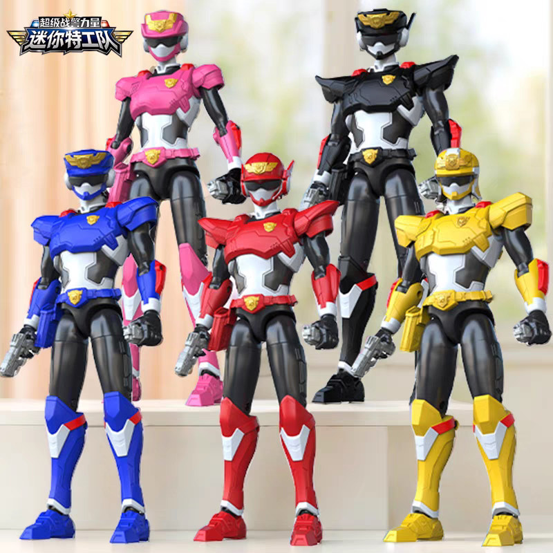 Popular Mini Agent Team 7 Superman Power Fule Patrol Warrior Lucy Ray ...
