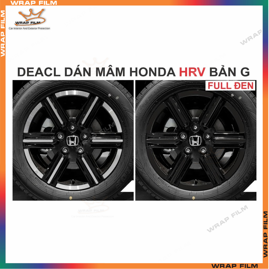 Honda HRV G version 2022-2025 wheel Decal Carbon Fiber Sticker | Shopee ...