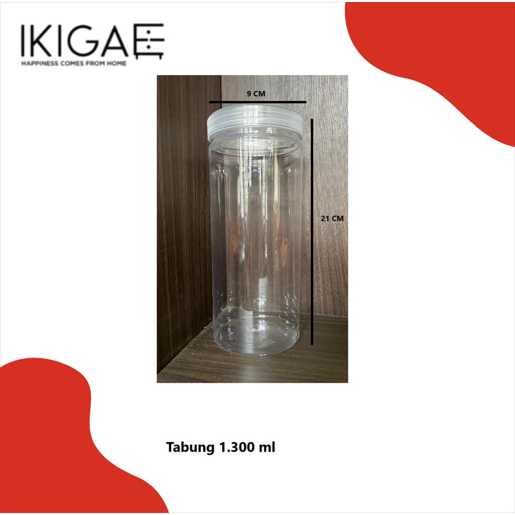 Thick CYLINDER TUBE JAR SIZE 1300 ML | Shopee Malaysia