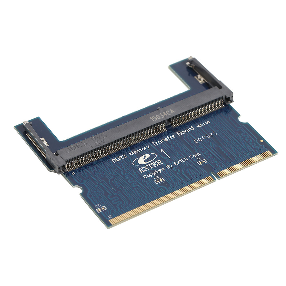 DDR2/DDR3 Laptop SO DIMM to Desktop DIMM Adapter Memory RAM Adapter Card | Shopee Malaysia