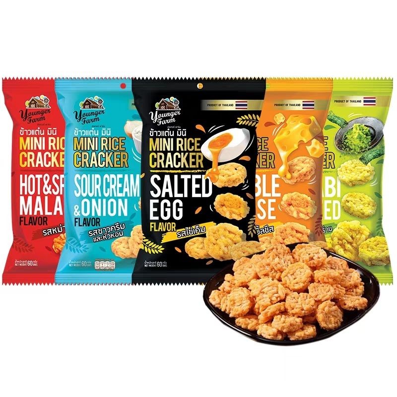 Thailand Imported Rice Crackers Snacks Crispy Puffed Snacks Influencer ...