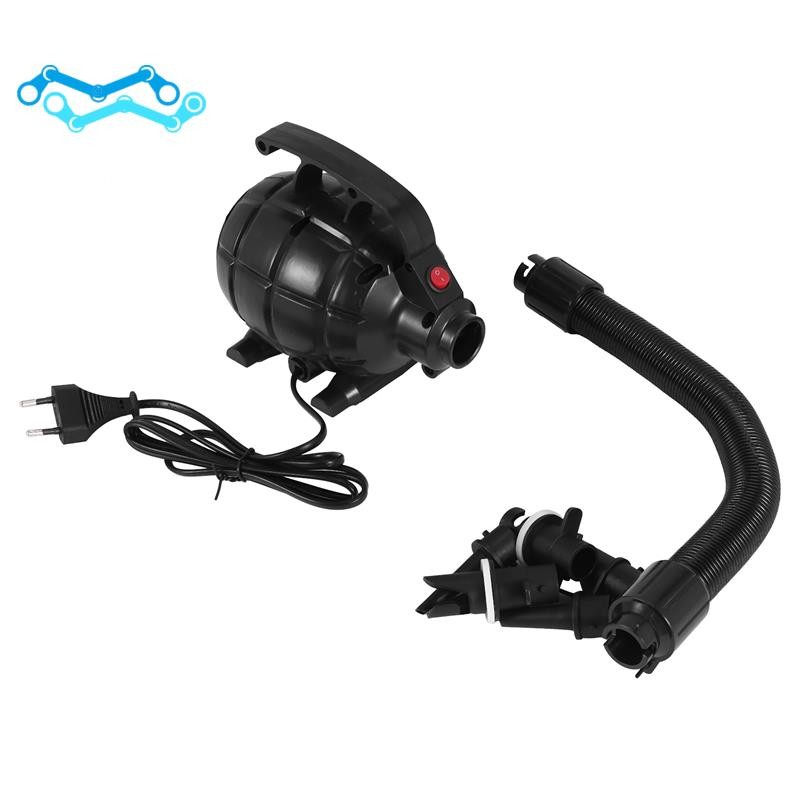 Black Camping Utility Tool Air Bed Air Inflation Tool 600W Air ...