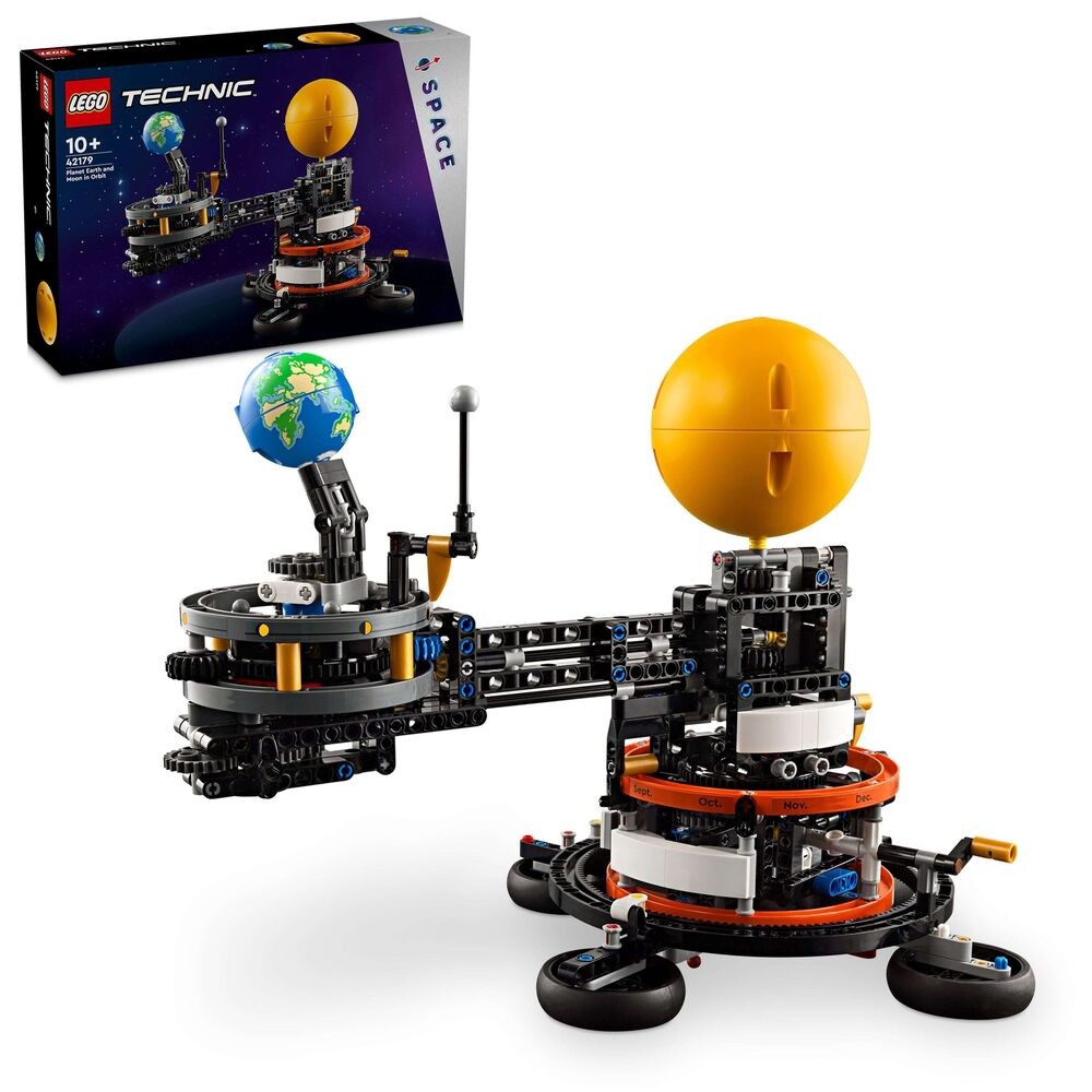 LEGO 42179 Technic Sun Earth Moon Model, Rotating Crank, Months, Moon ...