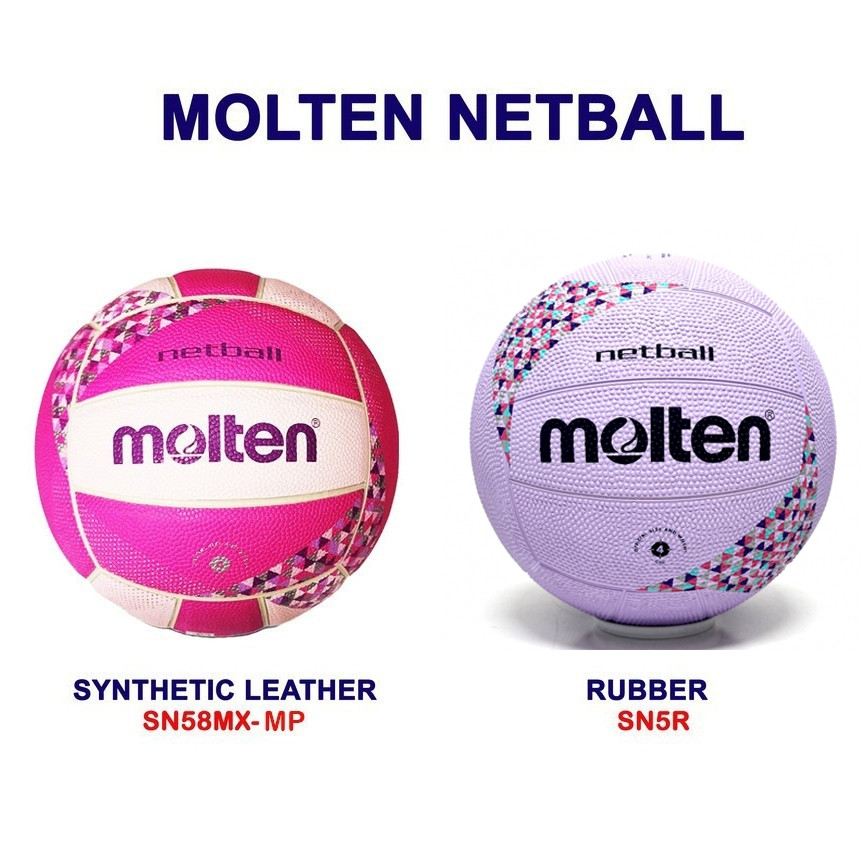 MOLTEN Netball Leather SN58MX-MP SN48MX-MP Rubber SN5R SN4R Tournmanet ...