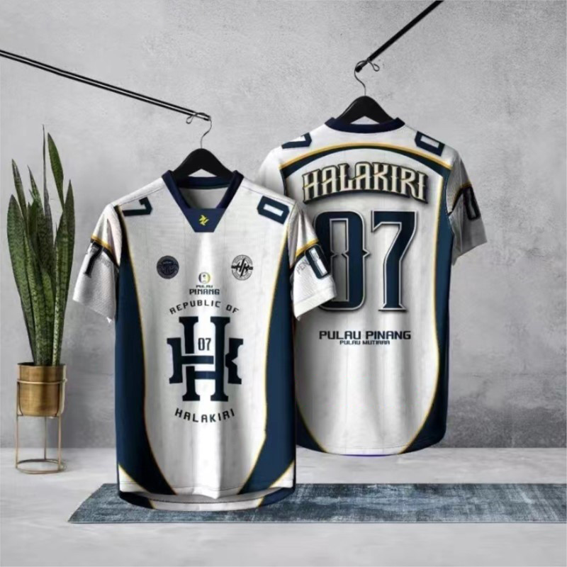 Halakiri Penang Jersey, Vintage Collar Top, Viral Jersey | Shopee Malaysia