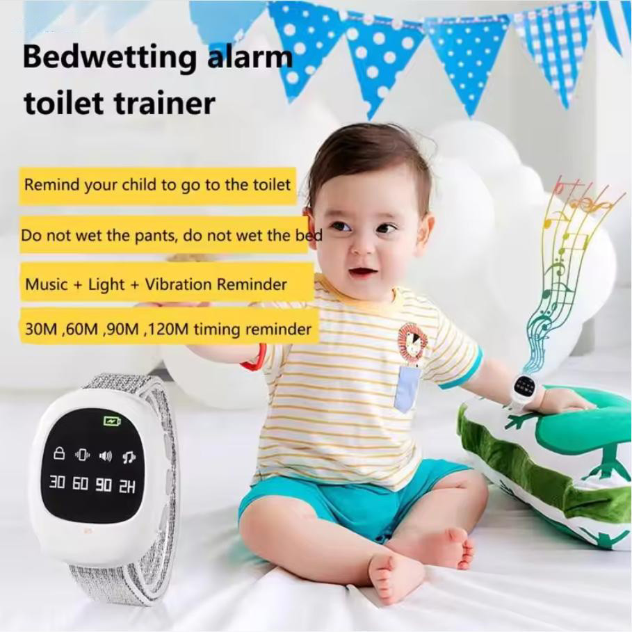 Baby Pee Alarm Bedwetting Reminder Wireless Charging Children Potty ...