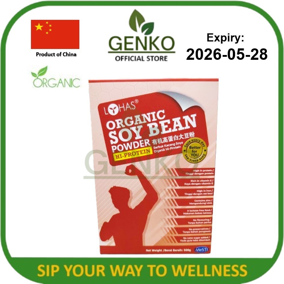 LOHAS Serbuk Kacang Soya Organik - Hi-Protein 500gmLOHAS Organic Soy ...