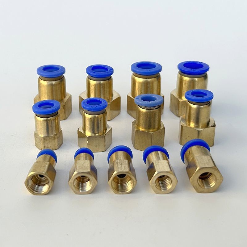 Metric Internal Thread PU Pipe Quick Plug Joint M5 M8 M10 M12 M14 M16 ...