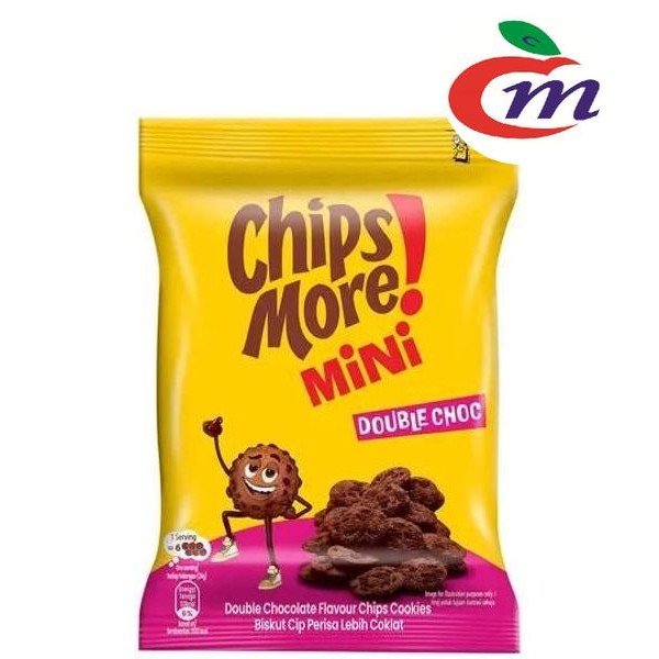 Chips More Double Chocolate Mini Cookies 80g | Shopee Malaysia