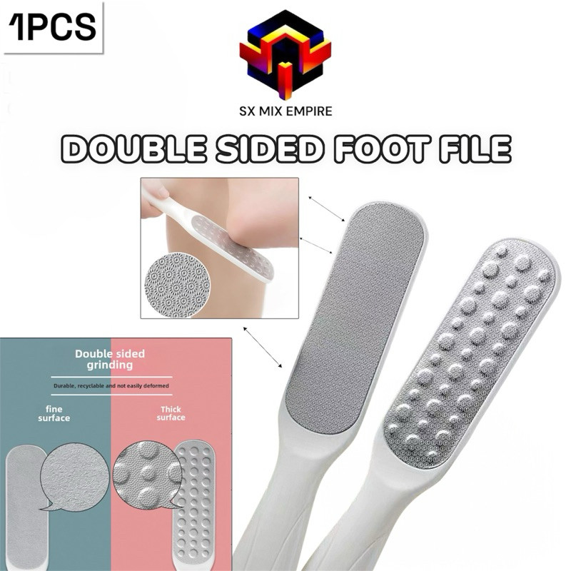 Double-Sided Stainless Steel Foot Rasp File Pedicure Callus Remover ...
