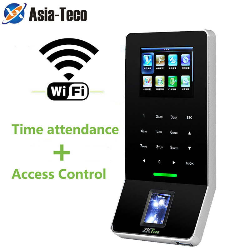 LCD Biometric WIFI Fingerprint Access Control Time Attendance System TCP/IP Fingerprint Reader ...