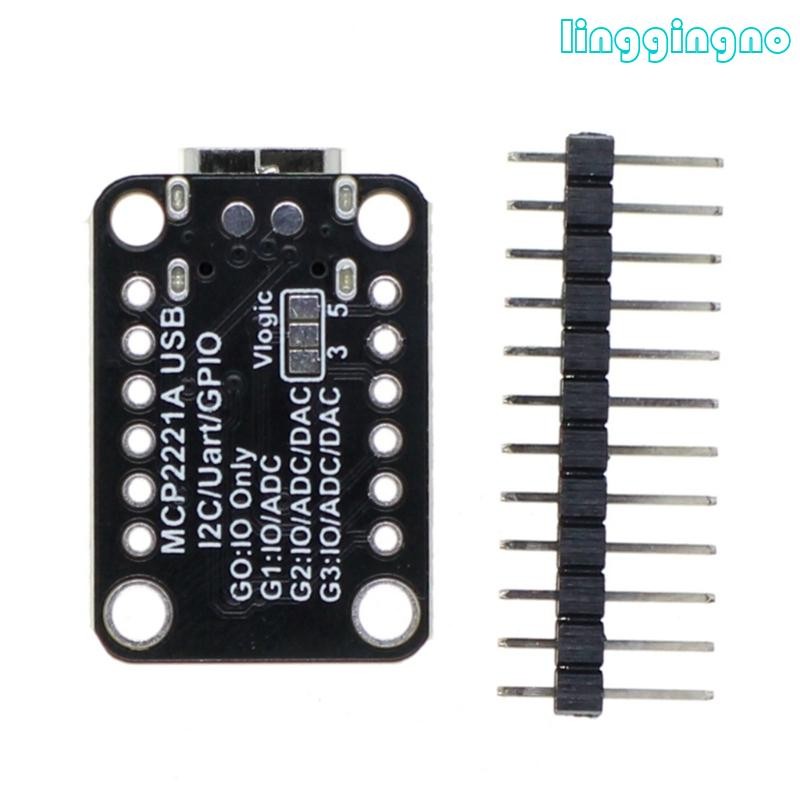 RR MCP2221A USB to GPIO ADC Adapter Breakouts Board for Enhances Data Acquisition Device Control ...