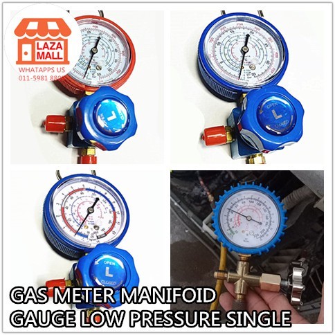 Manifold Gauge GAS METER Low Pressure Single Gauge CT-470L for R22/R404/R407/R410 R32 Air ...